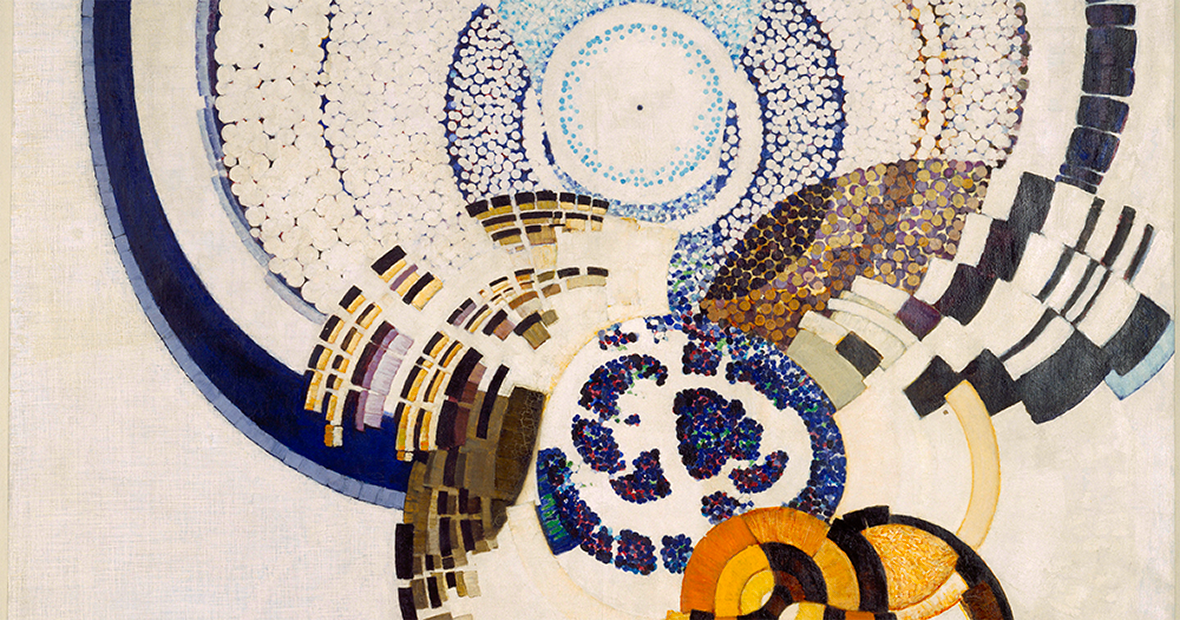 Quand un tout petit point devient le centre d'un chef-d'oeuvre de Kupka ...